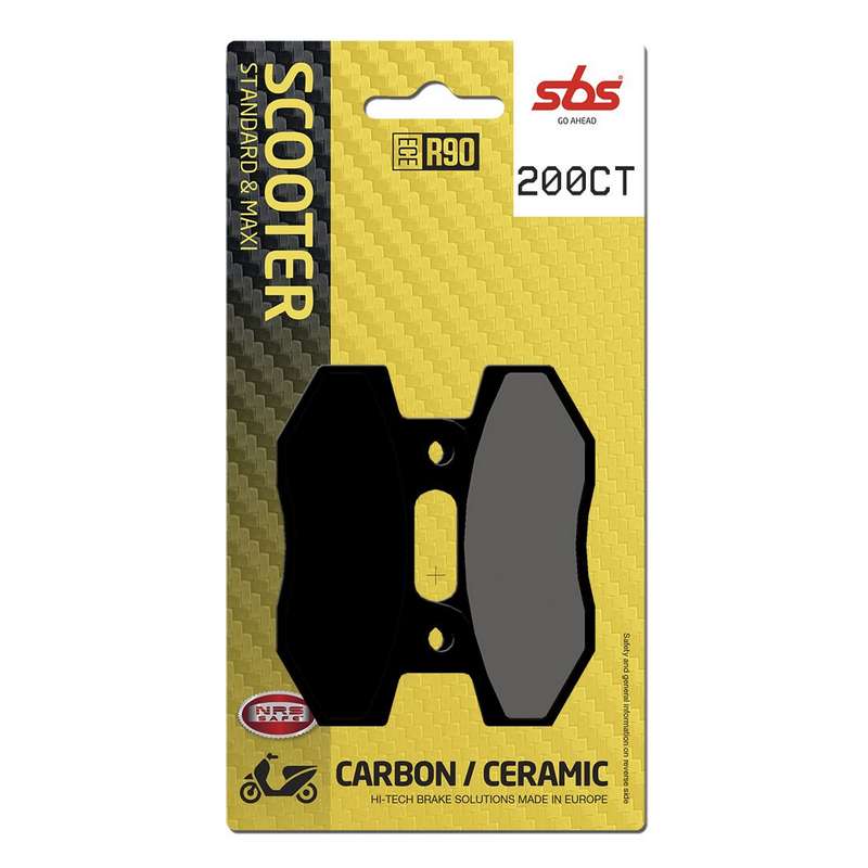 pastillas de freno sbs carbono scooter 200ct | Nilmoto