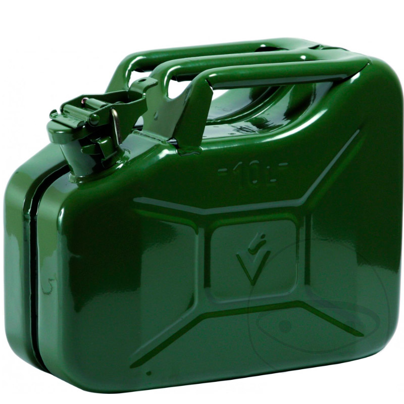 Bidón metálico 10 litros Gasolina y Diesel | Nilmoto