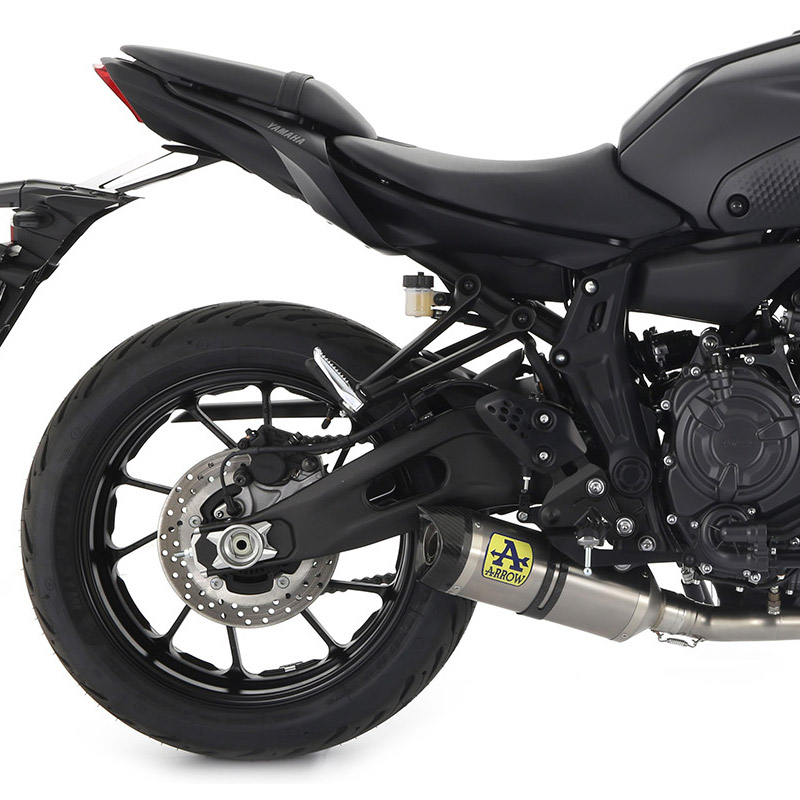 Escape Arrow Yamaha MT07 21- titanio | Nilmoto