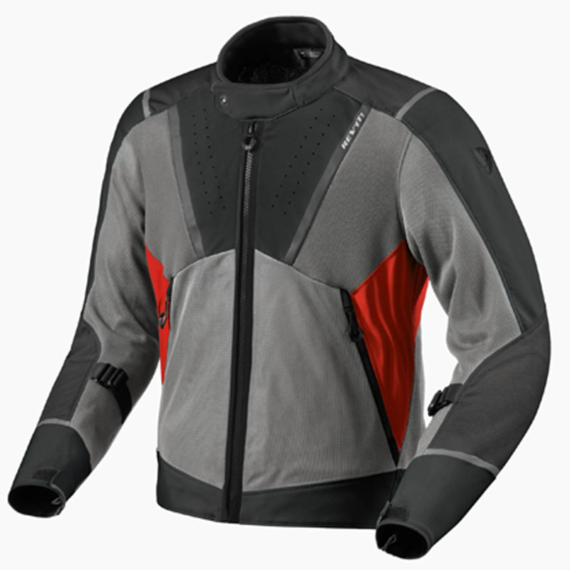 chaqueta revit airwave 4 antracita-rojo | Nilmoto