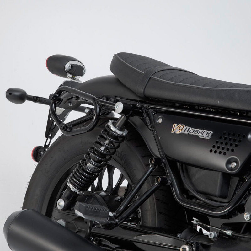 SLC Soporte lateral maleta Moto Guzzi V9 Roamer/Bobber 16- SWMotech | Nilmoto