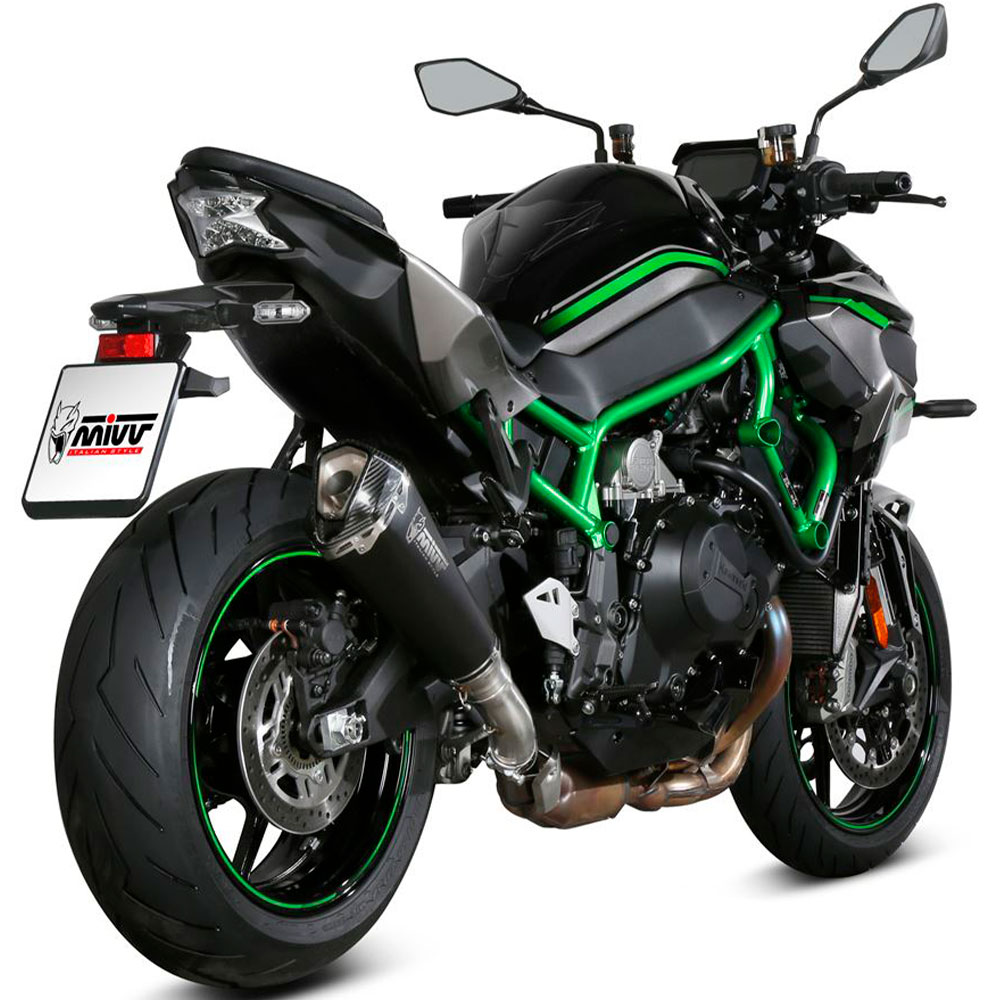 escape mivv delta race negro kawasaki z h2 - se 20- | Nilmoto