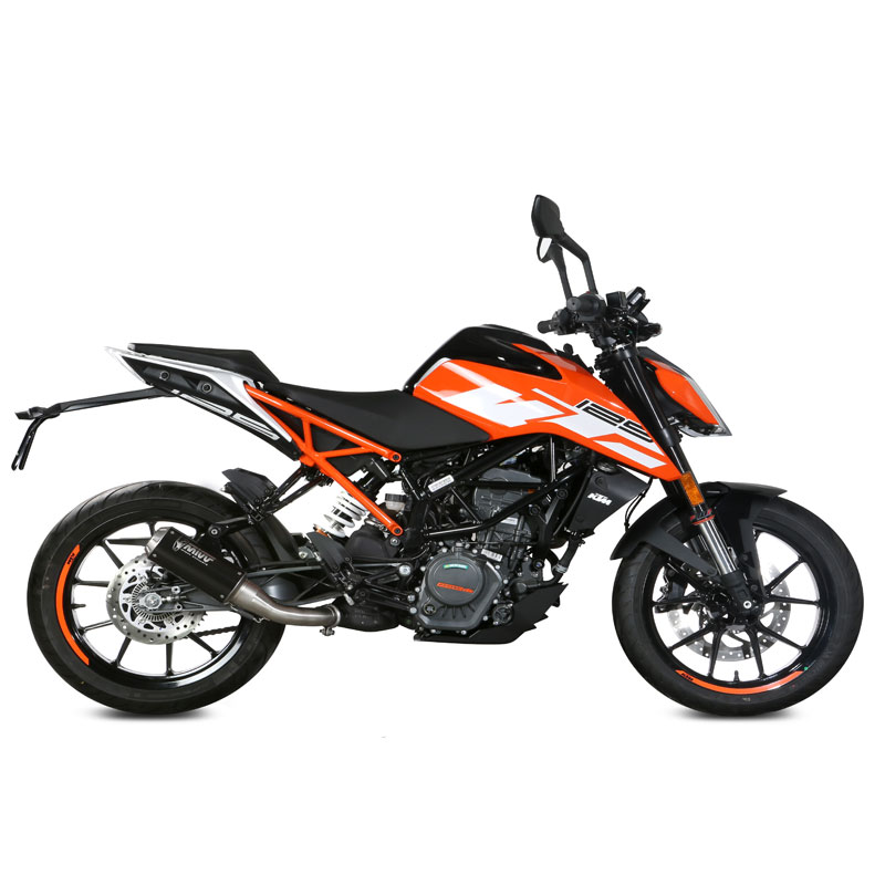 Escape MK3 acero negro KTM Duke 125-390 17- | Nilmoto