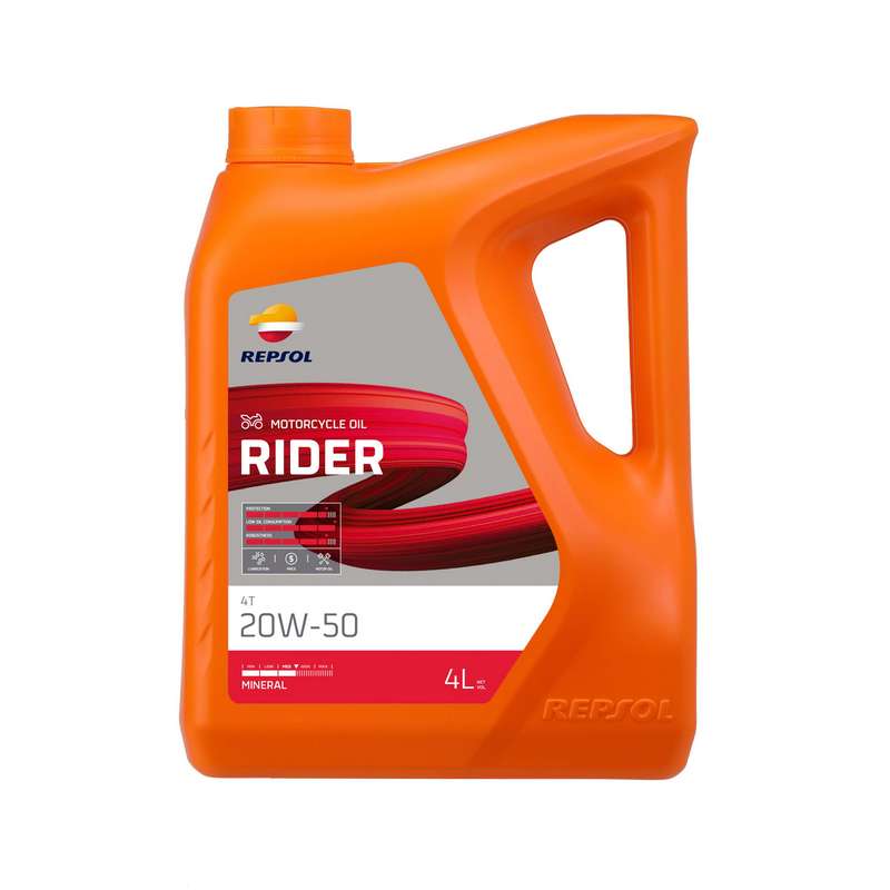 aceite repsol 4l rider 4t 20w-50 | Nilmoto