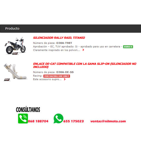 Escape SC Project Ducati Desert X 22- | Nilmoto