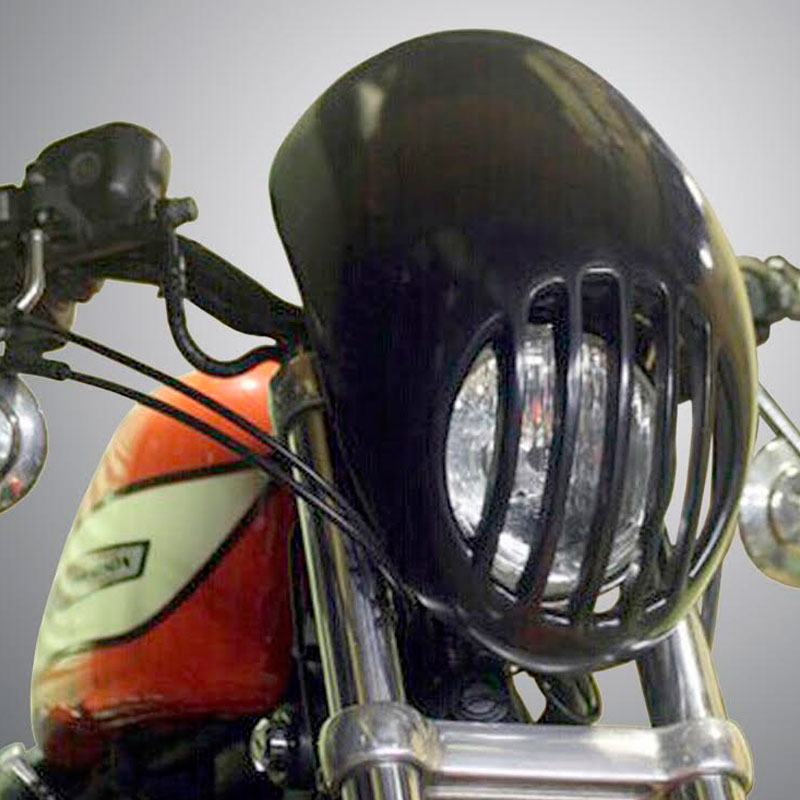 Carenado de cupula cafe-racer con rejilla para Harley Sportster XL y ...