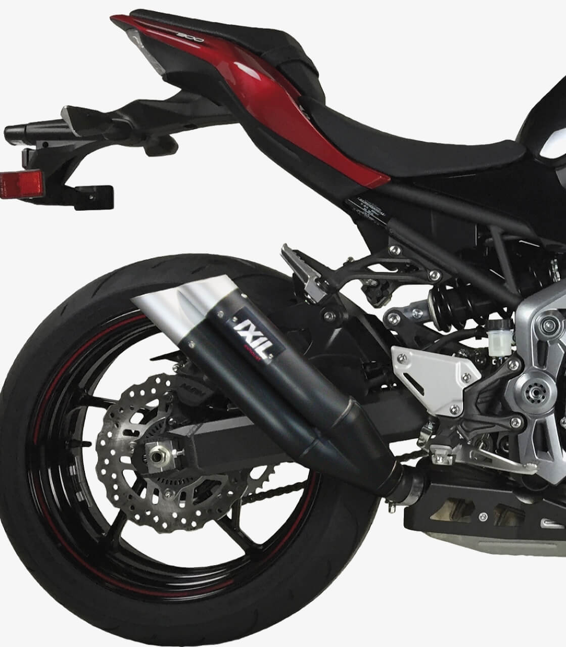 Escape acero negro Kawasaki Z900-A2 IXIL Dual Hyperlow XL Black | Nilmoto