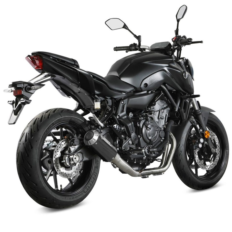 Escape completo MK3 carbono Yamaha MT07 14- | Nilmoto