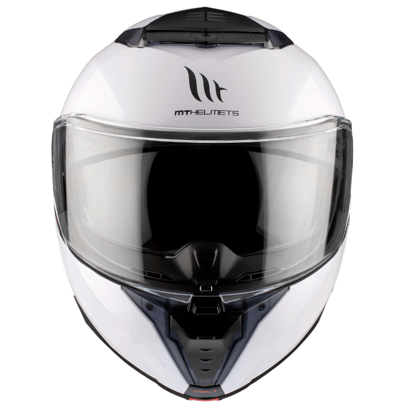 Casco Mt Atom 2 SV Solid blanco | Nilmoto