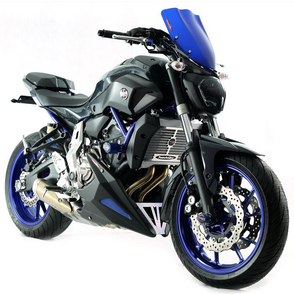 Tapa Colin PowerBronze moto Yamaha MT07-FZ07 14-17 exposicion | Nilmoto