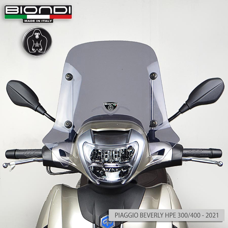 Cupula ahumado claro Biondi Piaggio Beverly HPE 300/400 cc 21- | Nilmoto