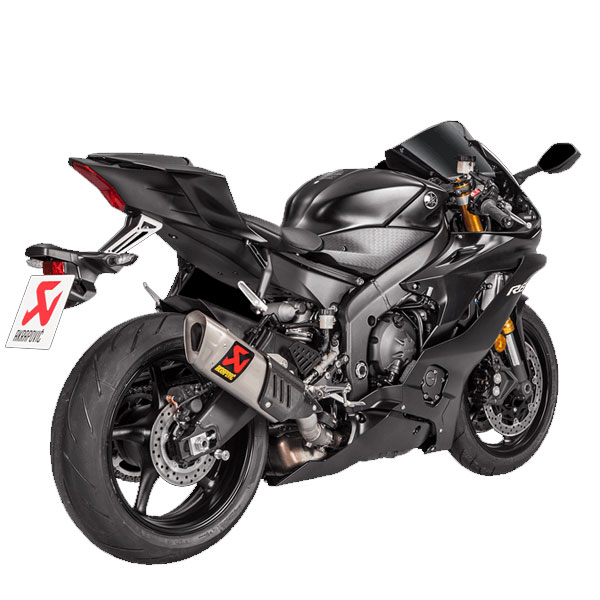 Escape Slip On titanio homologado Yamaha YZF R6 17- Akrapovic | Nilmoto