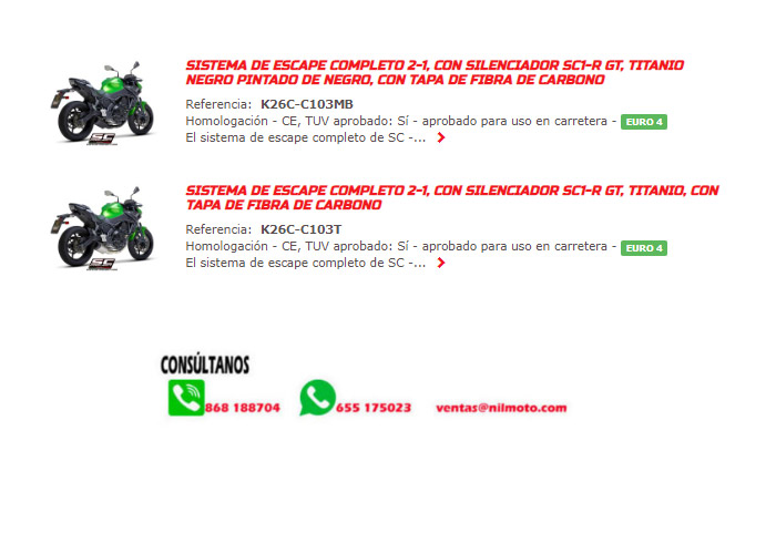 Escape SC Project Ninja 650 20- | Nilmoto