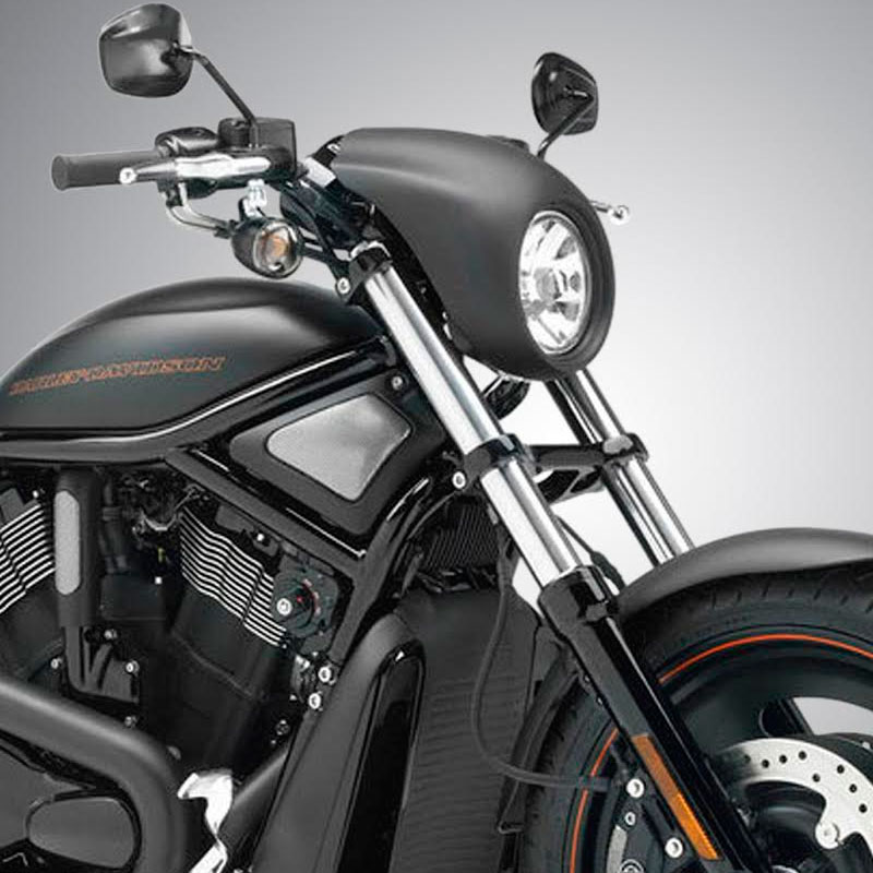 Carenado de cupula cafe-racer con rejilla para Harley Sportster XL y ...