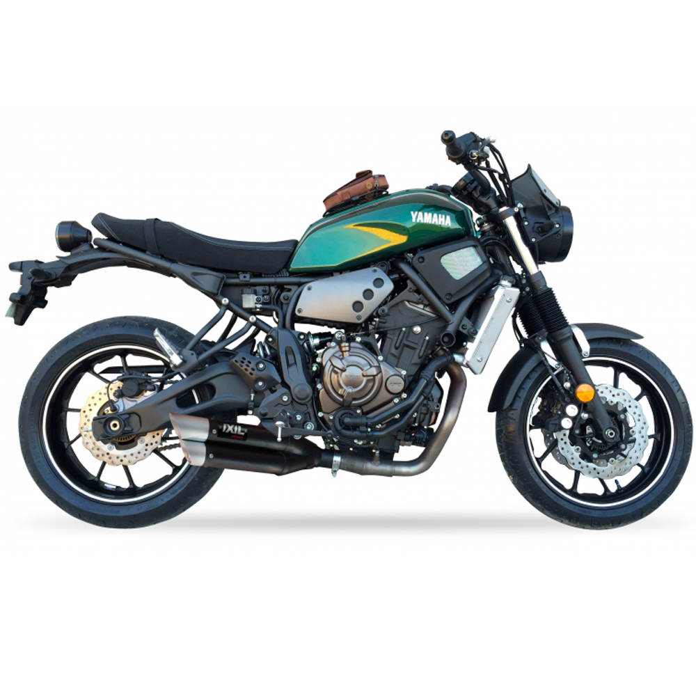 Escape completo acero negro Ixil L3XB Yamaha MT07-Tracer-XSR700 | Nilmoto